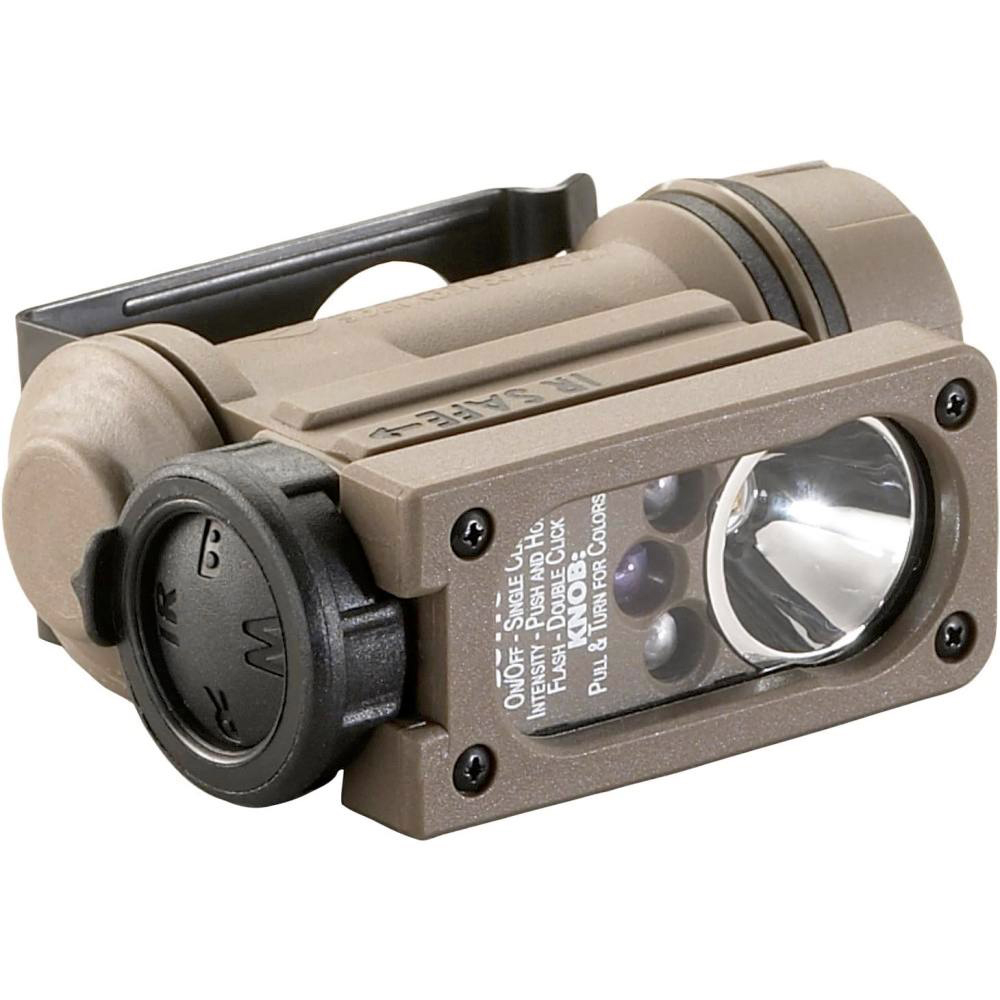 Тактичний ліхтар на шолом STREAMLIGHT Sidewinder Compact II Койот ...